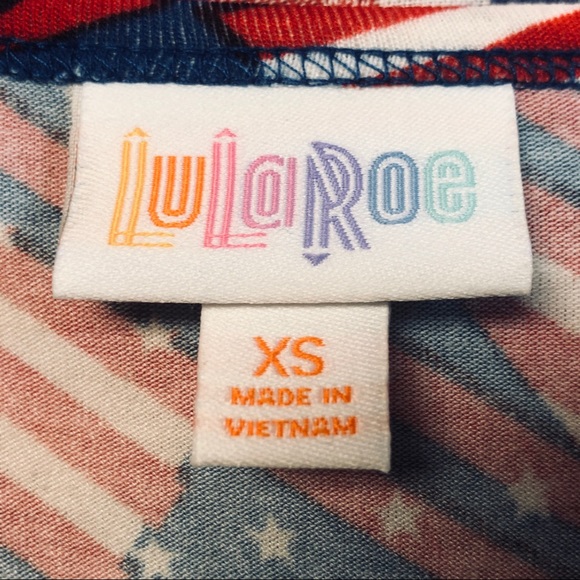 LuLaRoe | Dresses | Carly Lularoe Xs American Flag Dress | Poshmark